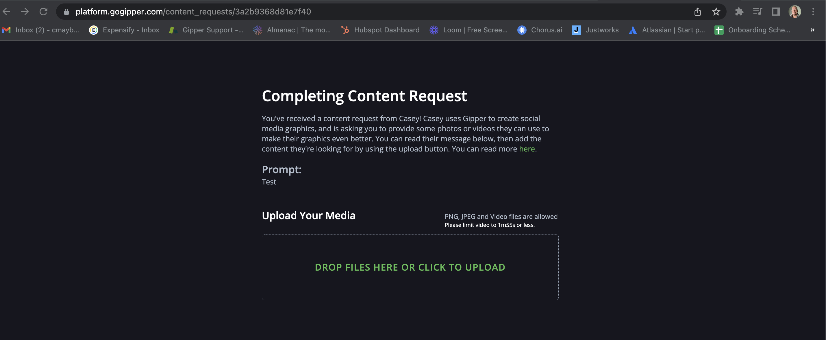 Content Requests for non-Gipper users – Gipper